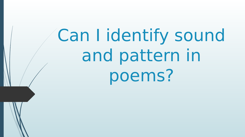 Sound and Patterns in Poems- Rhyming Words and Syllables KS2 | Teaching ...