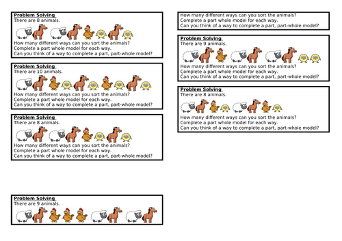 Part-whole models, Autumn 2, Year 1 | Teaching Resources Part-whole models, Autumn 2, Year 1 | Teaching Resources
