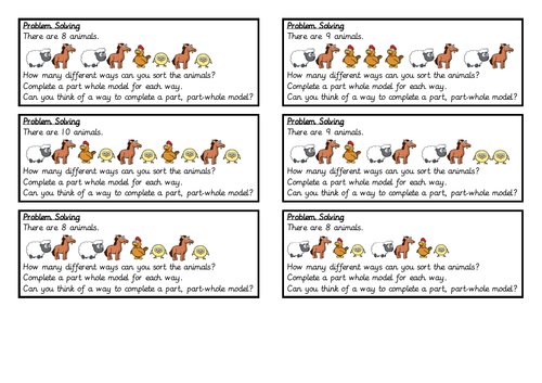 Part-whole models, Autumn 2, Year 1 | Teaching Resources Part-whole models, Autumn 2, Year 1 | Teaching Resources