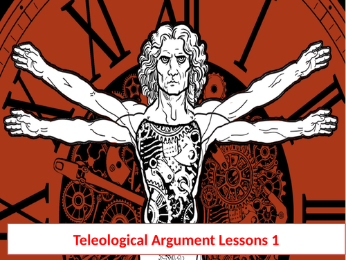 Aquinas; Teleological Argument Lesson 1 | Teaching Resources