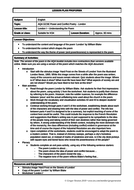 London (William Blake) for GCSE ~ worksheets and lesson plans for 3 ...