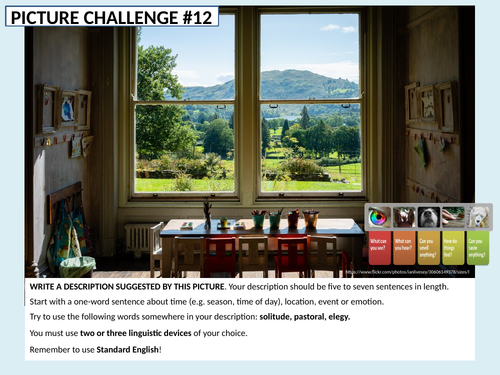 20 GCSE English Language 9-1 Scaffolded Descriptive Writing Opening ...