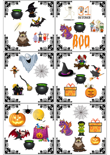 Halloween dobble | Teaching Resources