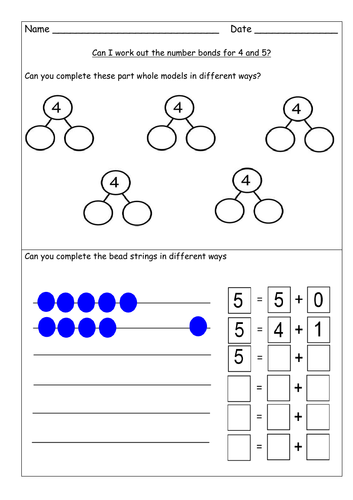 Number bonds to 10 | Teaching Resources