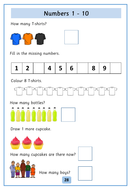 Entry Level 1 Maths: Counting to 10 FREE Worksheet - SEN Resource ...