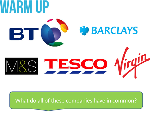 GCSE Business 9-1 Becoming a PLC | Teaching Resources