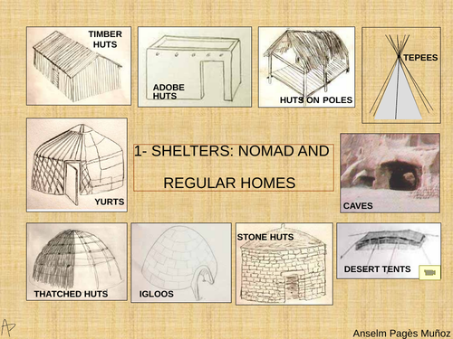 Types of shelters in different climates | Teaching Resources