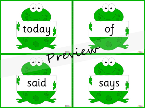 Common Exception Words Flash Cards - Year 1 | Teaching Resources