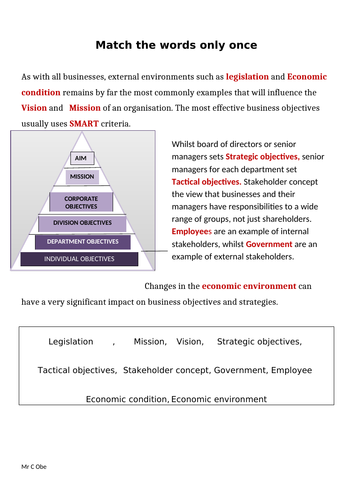 IB Diploma Business Management-Unit 1.3, 1.4 and 1.5 (Introductory ...