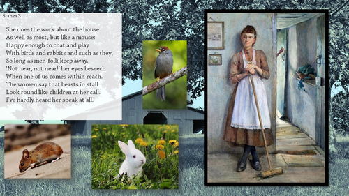 AQA Poetry Differentiated - The Farmer's Bride - Charlotte Mew (Love ...