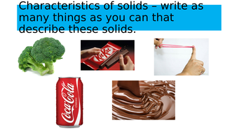 Characteristics of solids introduction | Teaching Resources