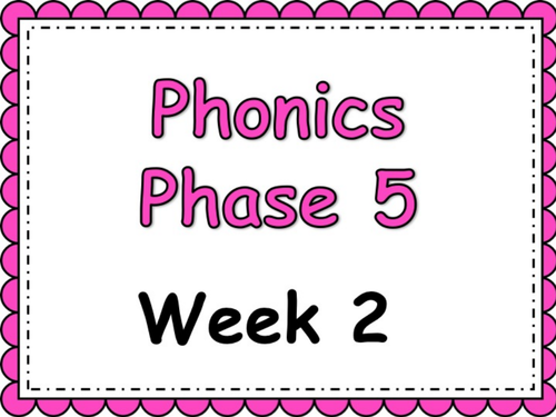 Phonics Powerpoint, Phase 5, Week 2 (split vowel digraphs: a-e, e-e, i ...
