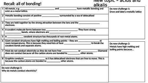 Acid and alkali introduction lesson cc8a | Teaching Resources