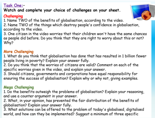 Globalisation | Teaching Resources