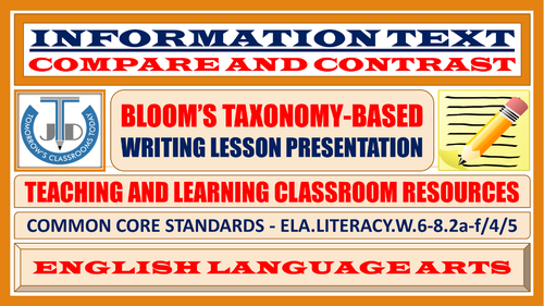 COMPARE-CONTRAST - INFORMATION TEXT - POWERPOINT PRESENTATION ... COMPARE-CONTRAST - INFORMATION TEXT - POWERPOINT PRESENTATION ...