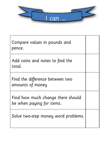 Money: Year 2 | Teaching Resources