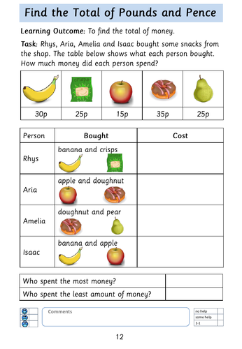 Money: Year 2 | Teaching Resources