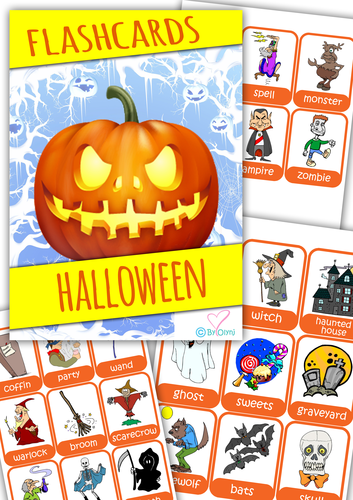 Halloween flashcards and games | Teaching Resources