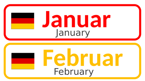 German Months Display | Teaching Resources