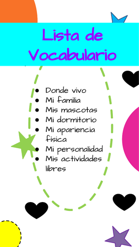 Common Entrance Exam - Spanish - Personal Description | Teaching Resources