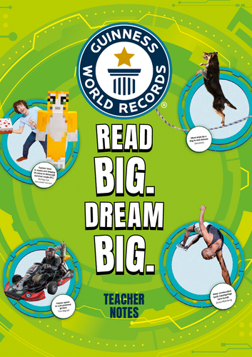 Read Big. Dream Big. Guinness World Record school resources! | Teaching ...