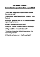 The Hobbit Comprehension Questions based on an extract from chapter 1 ...