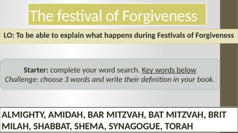 Yom Kippur | Teaching Resources