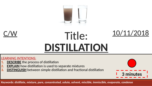 KS4 New GCSE (9-1) - Distillation (AQA C1 Atomic Structure) | Teaching ... KS4 New GCSE (9-1) - Distillation (AQA C1 Atomic Structure) | Teaching ...