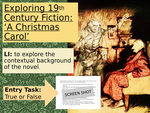 A Christmas Carol: Stave One | Teaching Resources