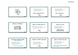 Introduction to Haiku | Teaching Resources