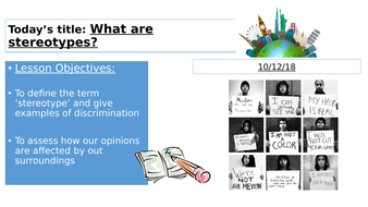 Outstanding Lesson: Stereotypes and prejudice | Teaching Resources