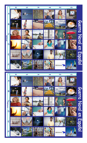 Articles Spanish Legal Size Photo Battleship Game | Teaching Resources