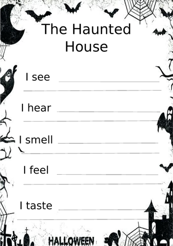 Halloween Descriptive Writing Activity | Teaching Resources
