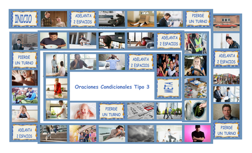 Conditional Sentences Type 3 Spanish Legal Size Photo Board Game ...