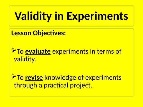 AQA A Level Psychology - Research Methods (Experiments) | Teaching ...