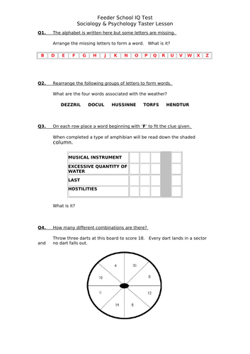 AQA A Level Psychology - Research Methods (Experiments) | Teaching ...