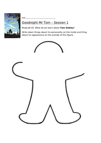 Goodnight Mr Tom opening extract comprehension activity | Teaching ...