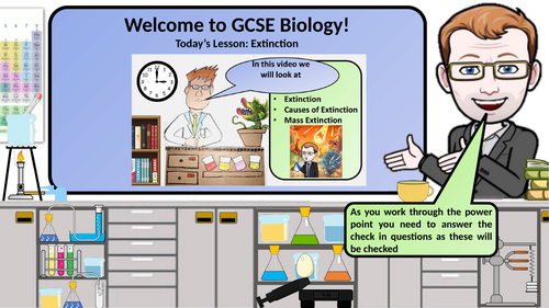 Aqa Gcse Biology Science Extinction Lesson Teaching Resources