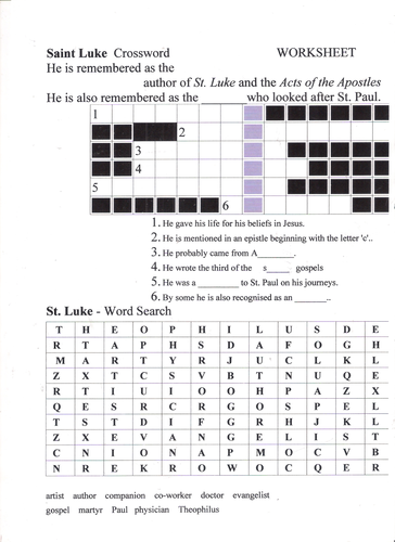 Luke the Evangelist, October 18th | Teaching Resources