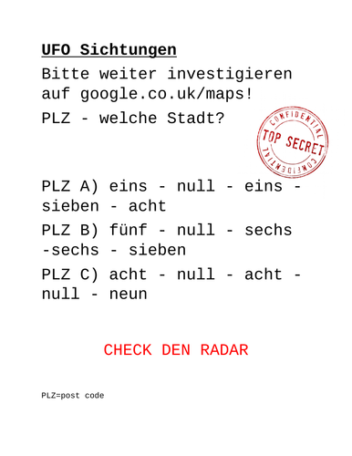 German numbers escape room - remote learning/ end of term activity ...