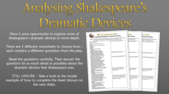 The Merchant of Venice - Shakespeare's Dramatic Devices! | Teaching ...