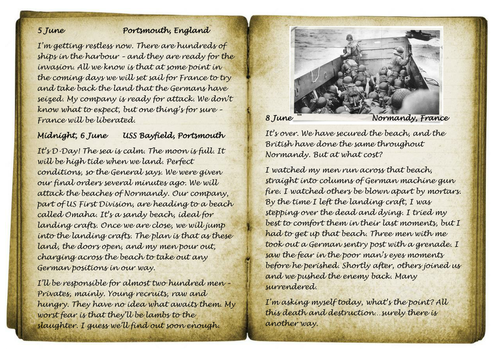 Diary entry lesson (Goodnight Mr Tom) Year 6 | Teaching Resources