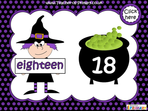 Halloween Numbers to 20 | Teaching Resources