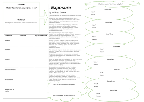 Exposure Learning Mat | Teaching Resources