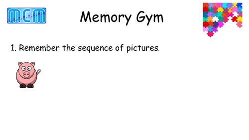 Memory Gym | Teaching Resources