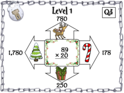 Christmas Escape Room Math: Two Digit Multiplication Game (3rd 4th 5th ...