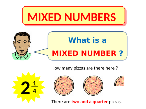 Fractions - Mixed Numbers | Teaching Resources