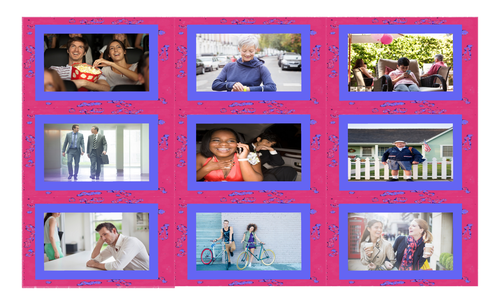 Subject Pronouns Spanish Legal Size Photo Card Game | Teaching Resources