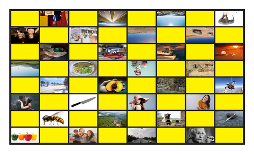 Comparative Adjectives Spanish Legal Size Photo Checkers Game ...