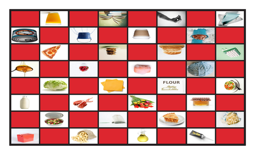 Container Words Spanish Legal Size Photo Checkers Game | Teaching Resources